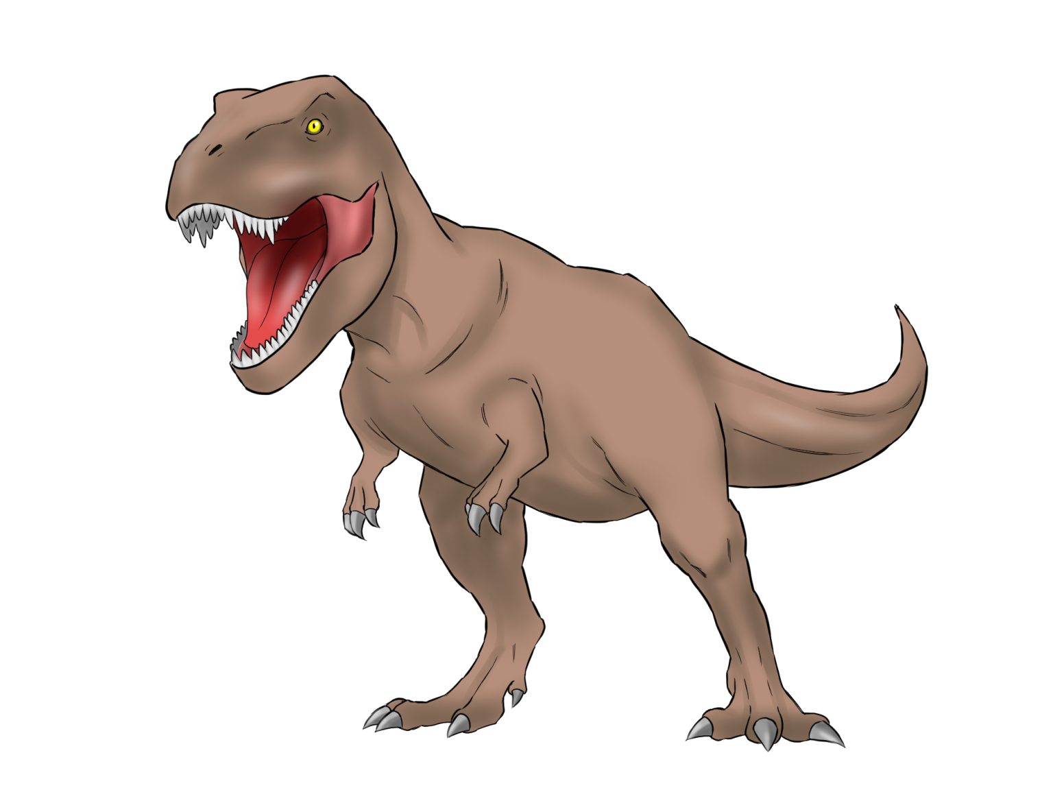 初心者も簡単！恐竜のイラストの描き方 - オンラインイラスト教室アタムアカデミー